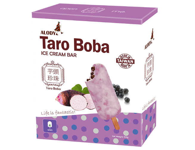 ALODY Taro Boba Ice cream bar - Boba Ice cream | Ding Shine Food ...